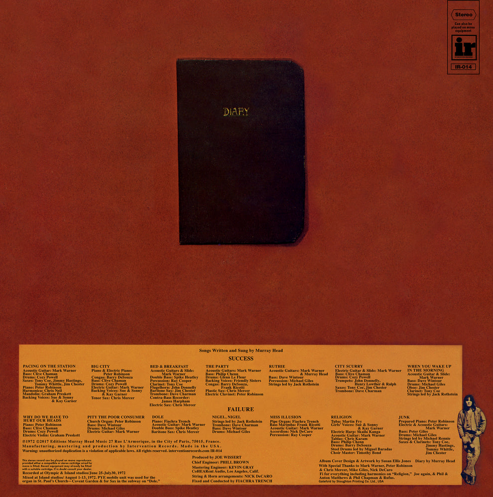 Murray Head Nigel Lived CD/SACD (SHIPPING NOW!) – Intervention Records